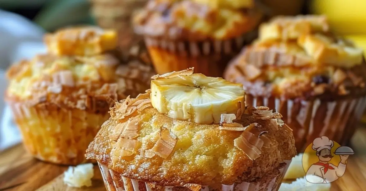 Muffins de Coco y Piña Muffins de Coco y Piña